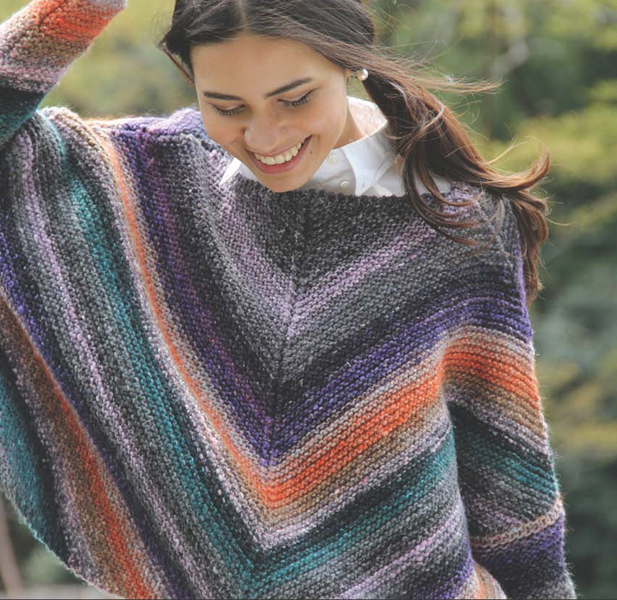 Noro Silk Garden Garter Stitch Sweater, free digital knitting pattern ...
